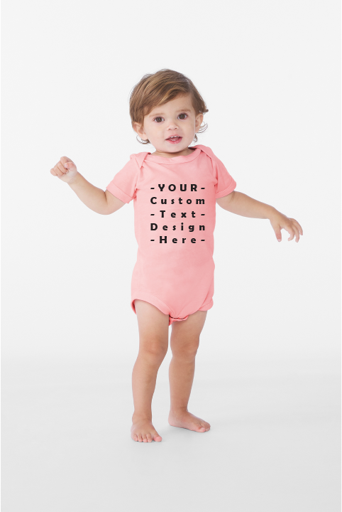 Custom BELLA+CANVAS - Infant Jersey Short Sleeve One Piece – DTF ...